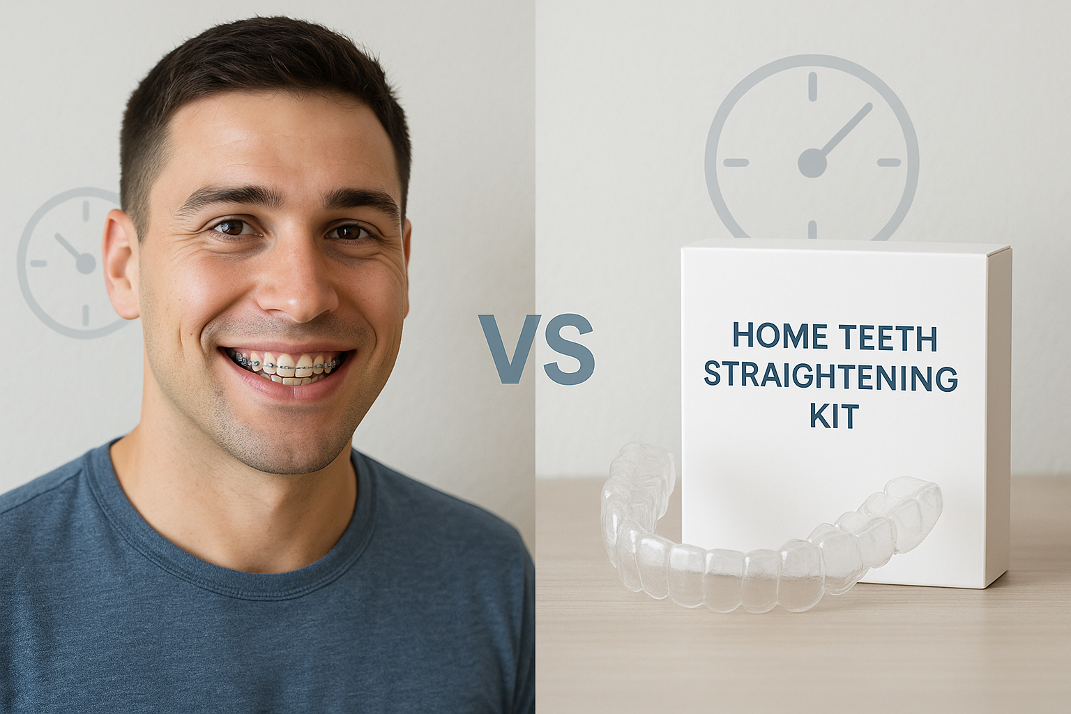 Braces vs. Home Teeth Straightening Kit: Which One Works Faster? – Smileie